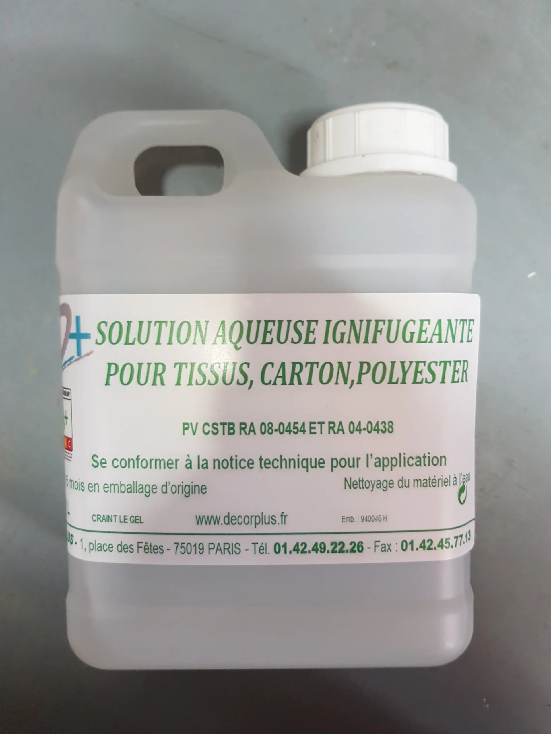 Solution ignifugeante - Decor